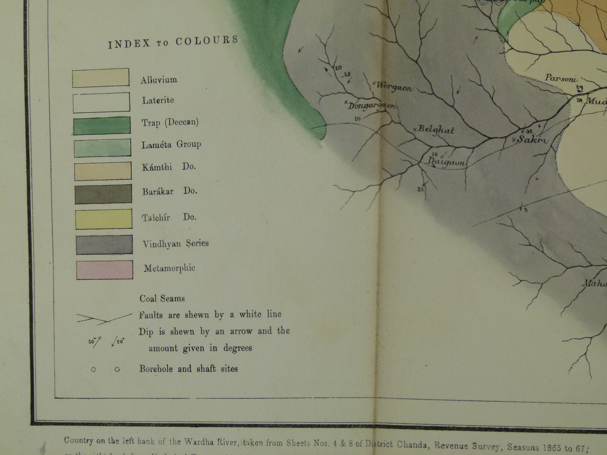 India. Hughes, T.W.H. (1877) ‘The Wardha Valley Coal-Field [Maharashtr ...