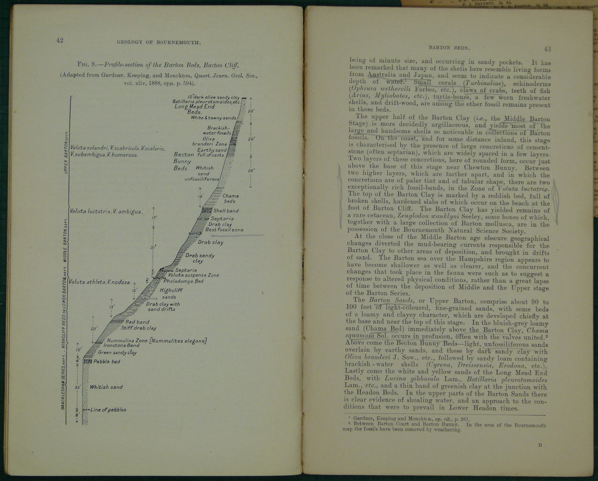 Sheet Memoir 329. (1917) Geology of the Country around Bournemouth by ...