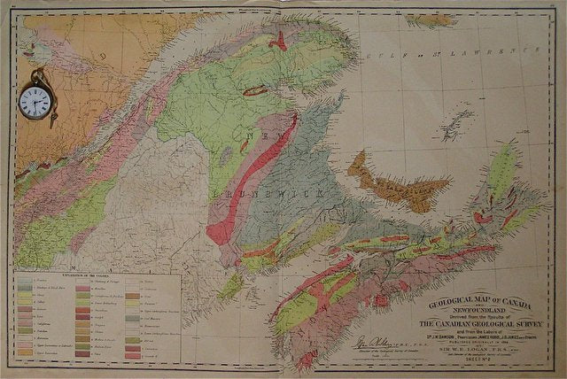 Geological Map of Canada and Newfoundland sheet 2 – 19th Century ...