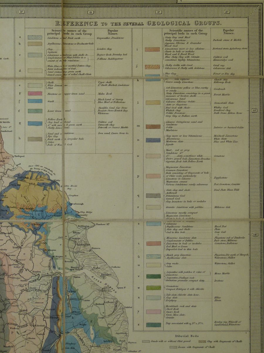 Gardner, J. 1826. Geological Map of England and Wales, Reduced from th ...