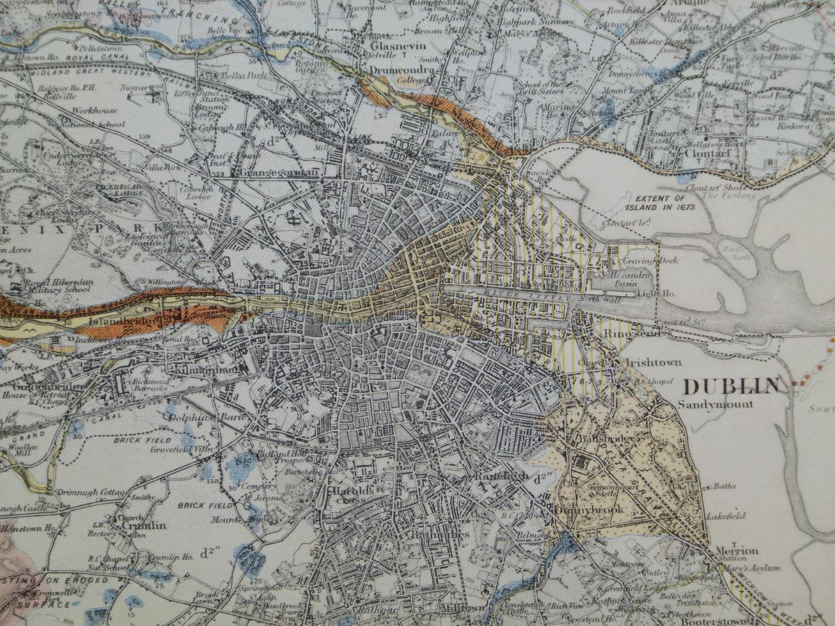 Ireland sheet 112 drift, Dublin, 1” scale. 1901. Base map 1900. Covers ...