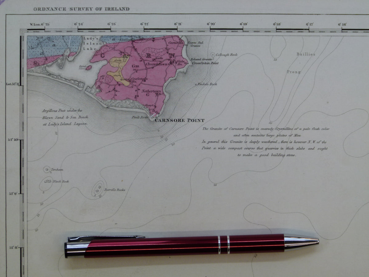 Ireland sheet 181, Carnsore Point, 1” scale. 1873. 95% sea. Base map n ...