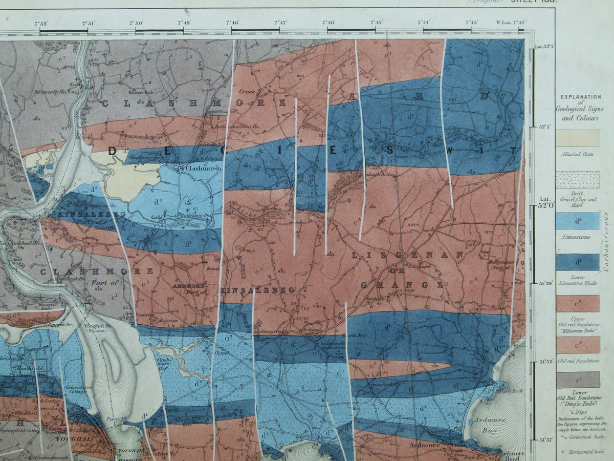 Ireland sheet 186, Youghal, 1” scale. 1880. Base map not dated Include ...