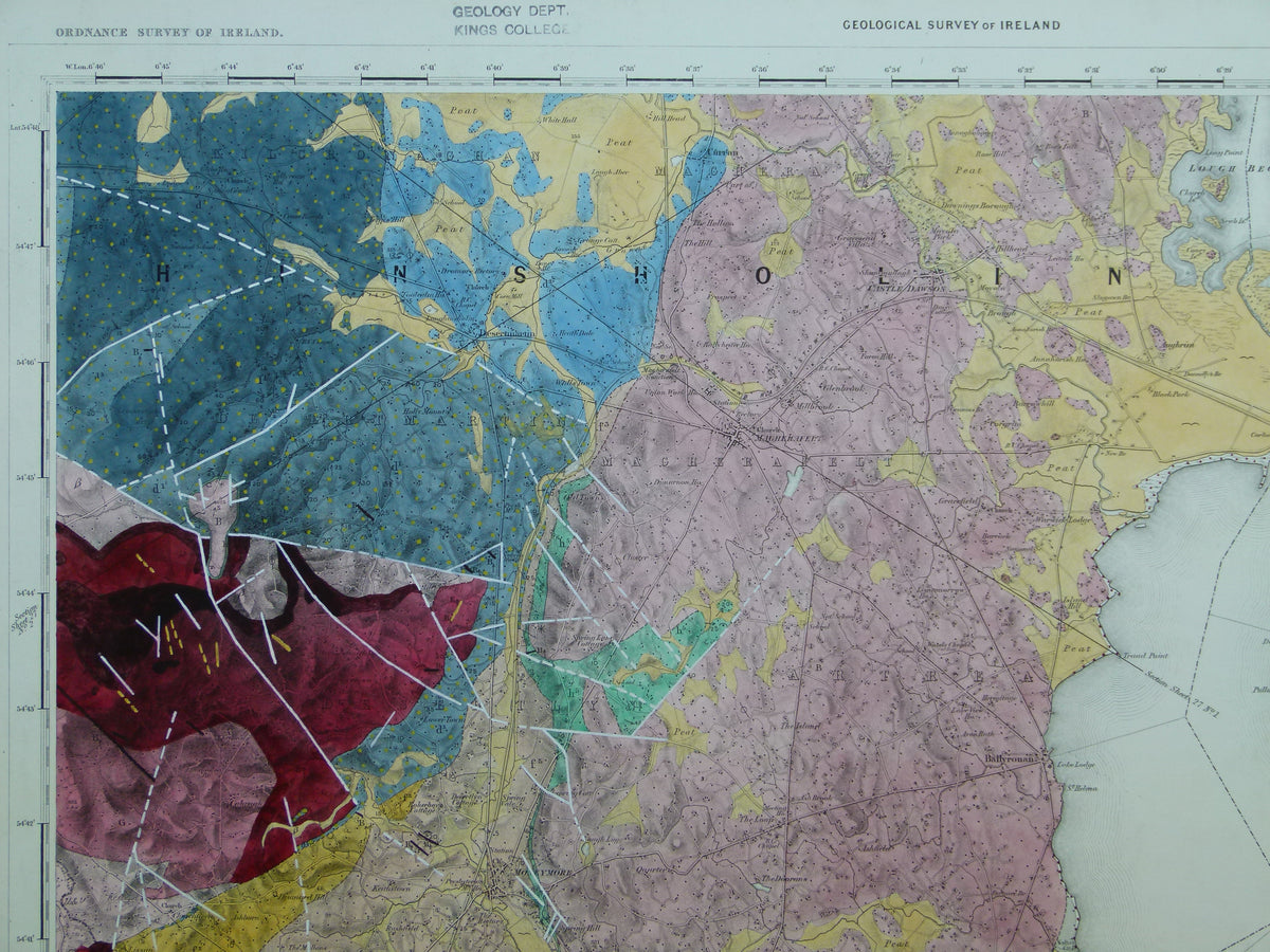 Ireland sheet 27, Cookstown, 1” scale. 1880. First edition. Base map 1 ...