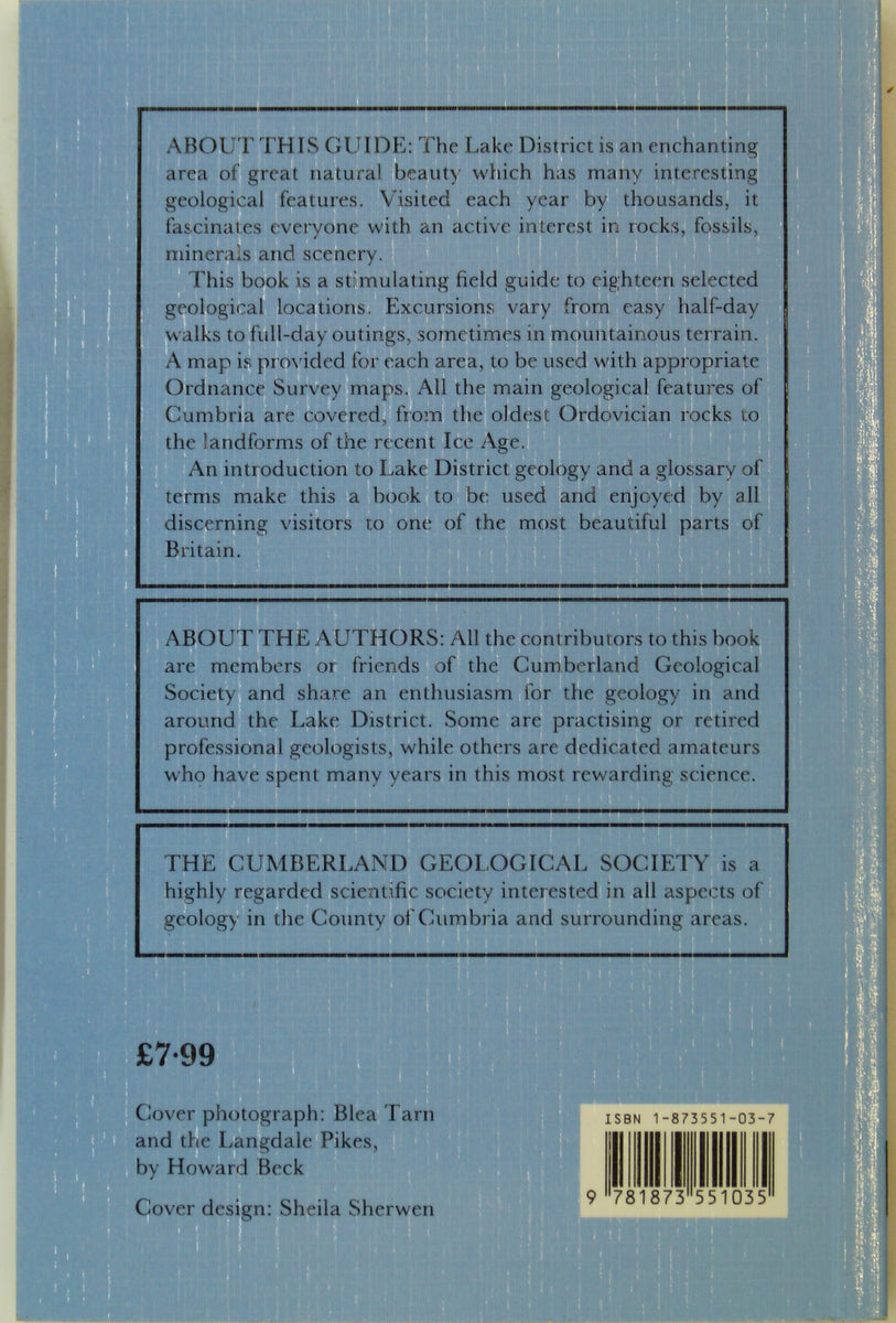 Dodd, Mervyn (ed). Lakeland Rocks and Landscape; a field guide, 1992 ...