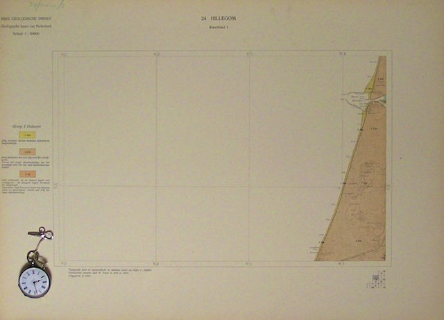 Sheet 24-I, 1:50,000. Hillegom, 1927 – 19th Century Geological Maps