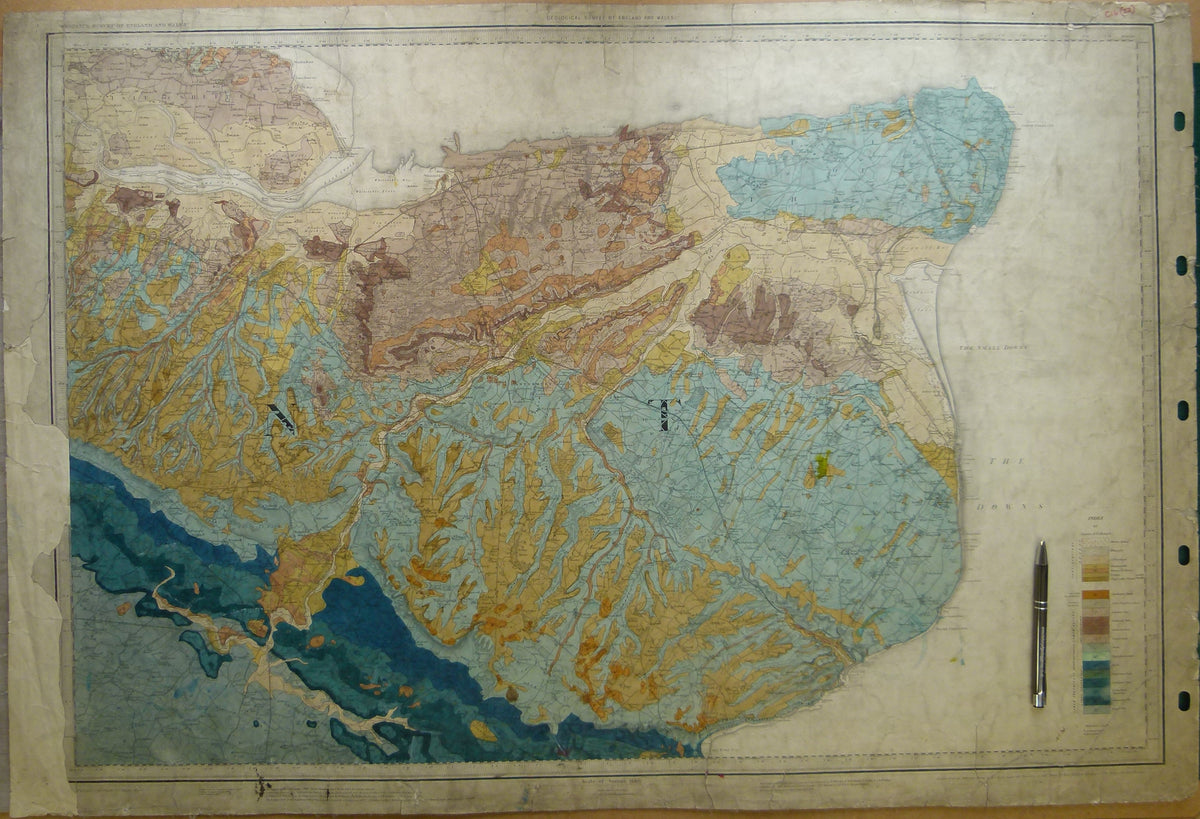 Sheet 3 drift, Old Series 1". East Kent, Dover, Margate, Canterbury. h ...