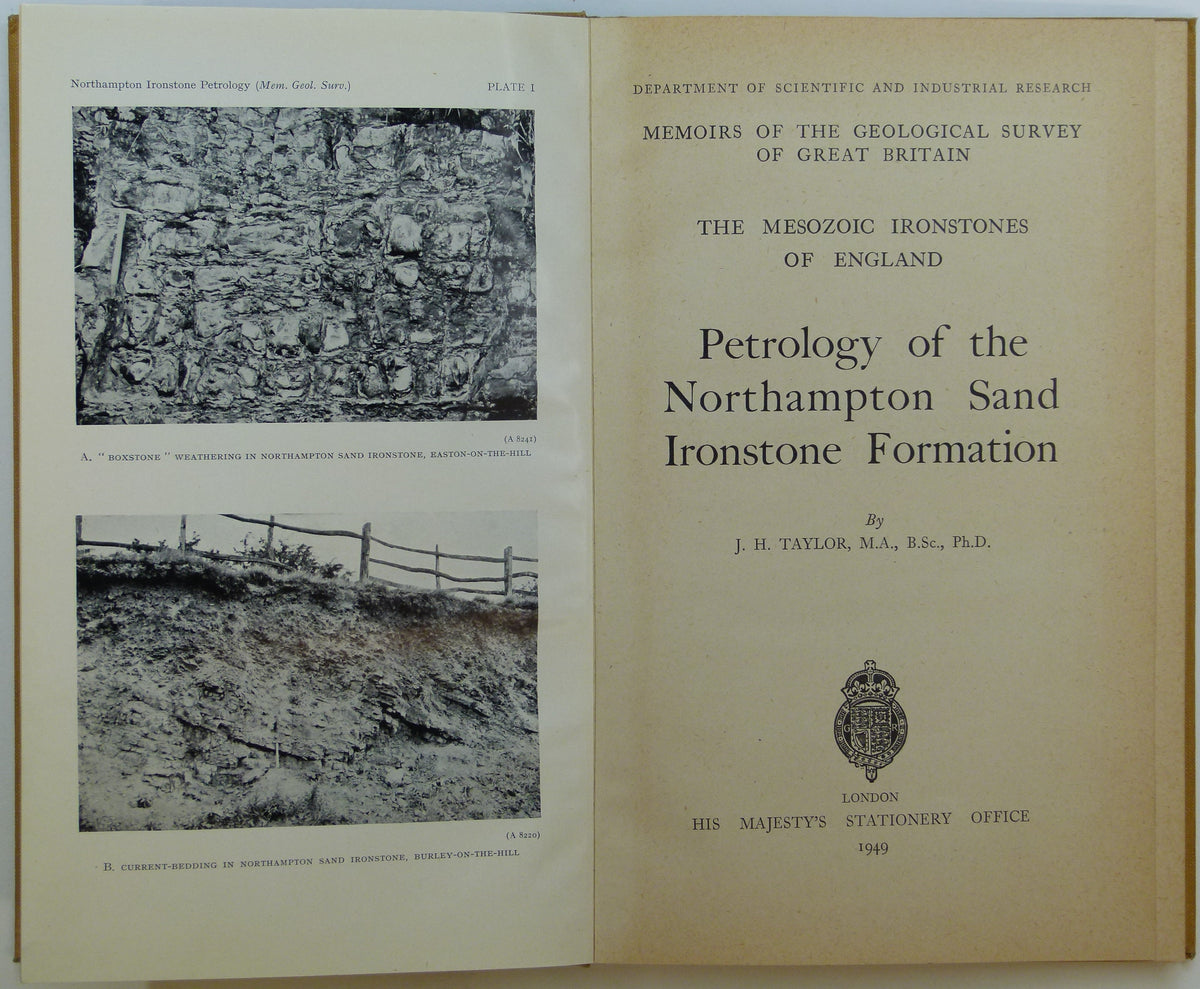 Taylor, J.H., (1949). Petrology of the Northampton Sand Ironstone Form ...