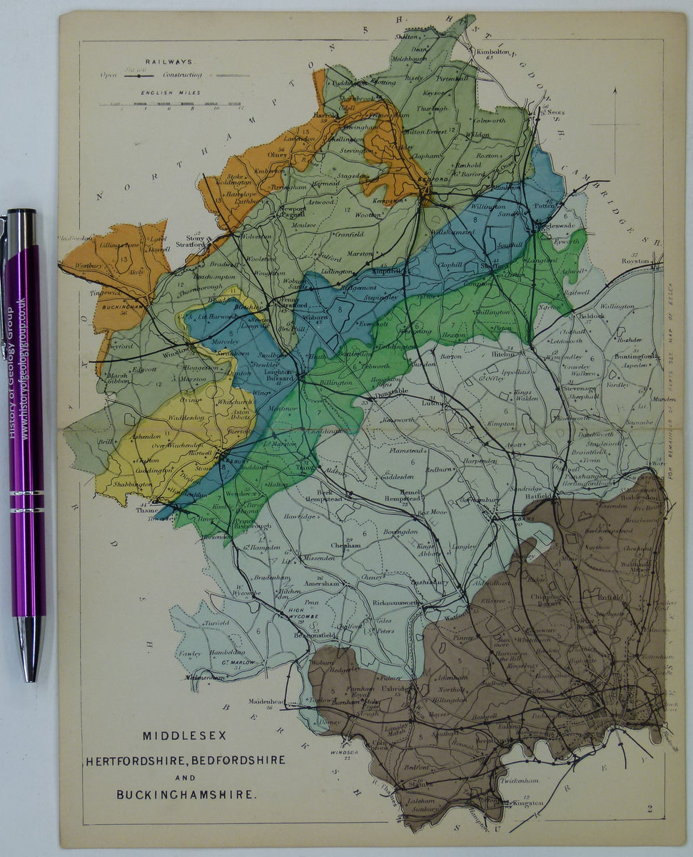 Bedfordshire, Buckinghamshire, Hertfordshire, and Middlesex (1864) cou ...
