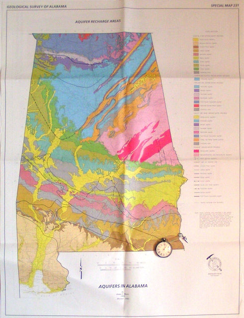 Aquifers in Alabama; Aquifer Recharge Areas, 1998 – 19th Century ...