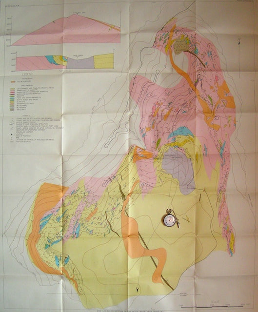 Map and Sections of the Quad Creek Area, Montana – 19th Century ...