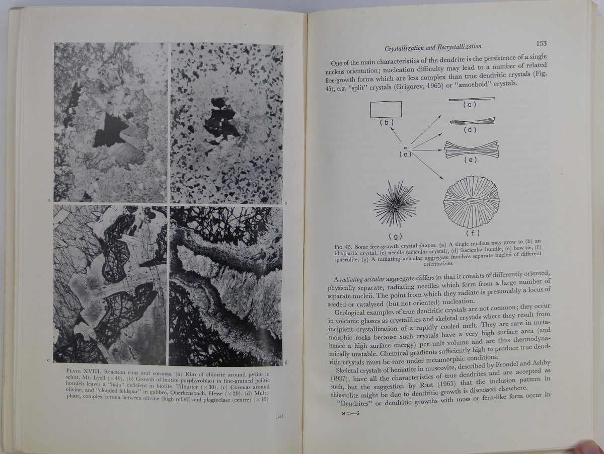 Spry, Alan (1969). Metamorphic Textures. Oxford: Pergamon Press. 1st e ...