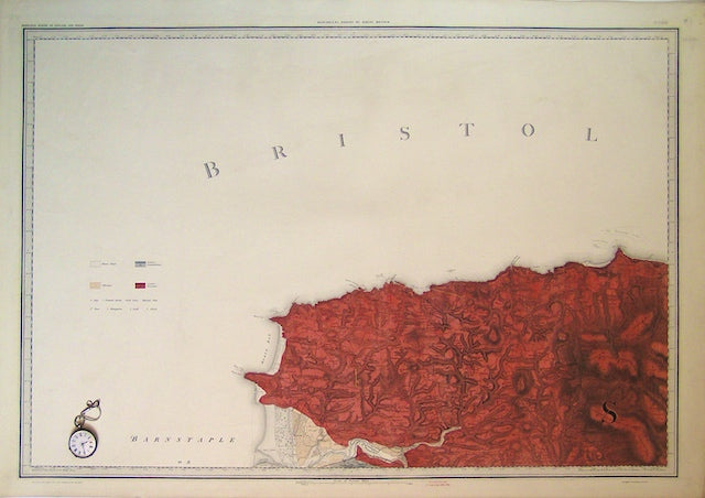 Sheet 27, Old Series 1". Devon: Barnstaple. Dates omitted, typical of ...