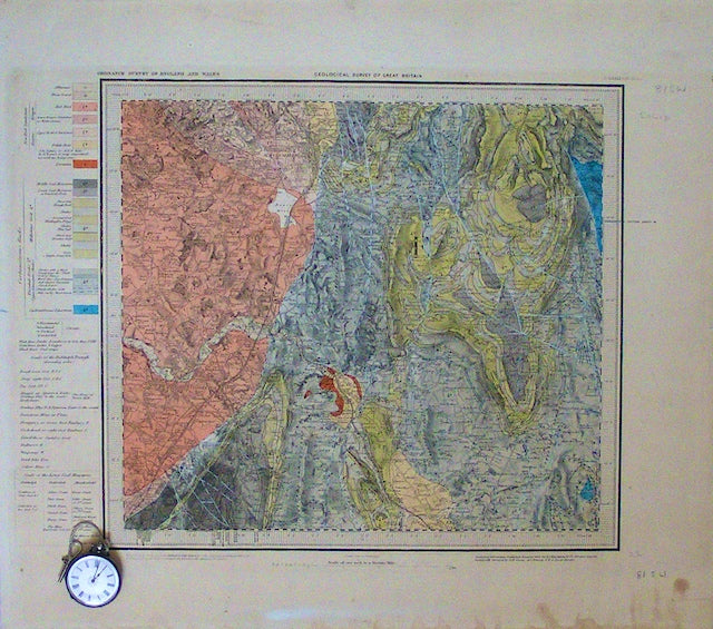 Sheet 81sw, Old Series 1". Derbyshire: Congleton in SW, Macclesfield n ...