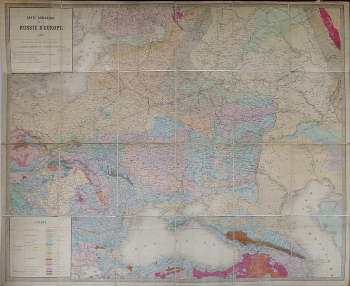 Europe – 19th Century Geological Maps